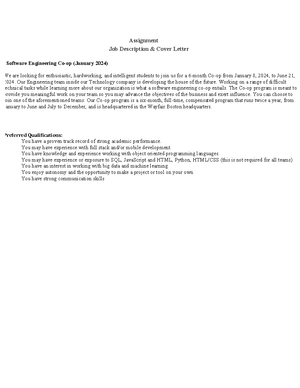 Encp Final 1 - Encp assignment - RAHUL POTHIRENDI Saint Alphonsus, Boston, MA 02120 - Studocu