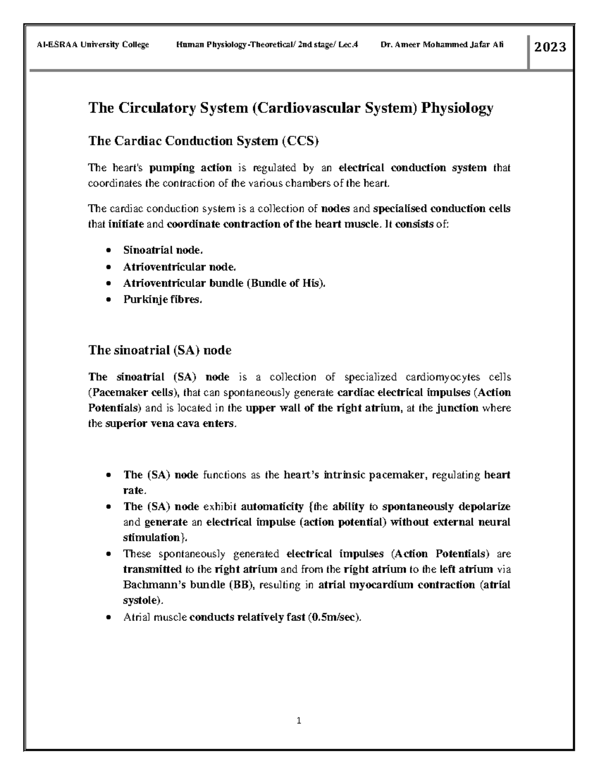 The Circulatory System (Cardiovascular System) Physiology 2 - The ...