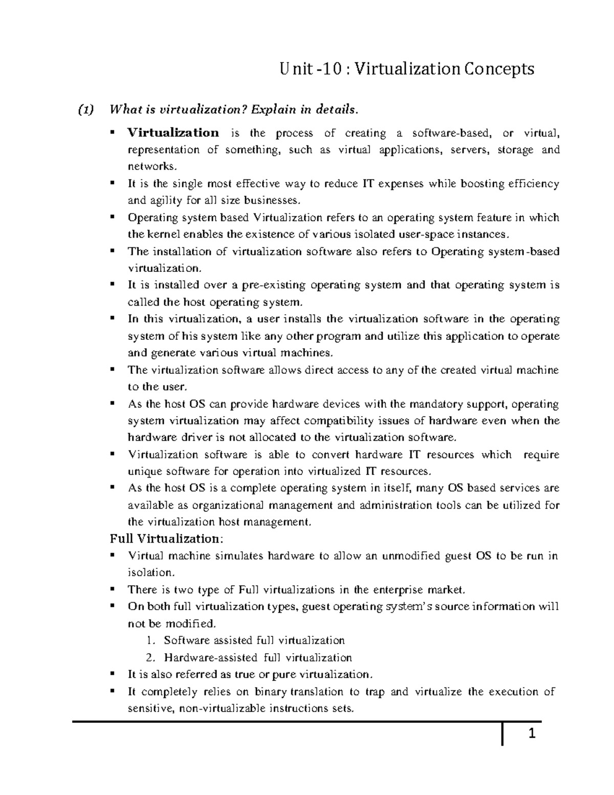 Virtualization Concepts In Os 1 What Is Virtualization Explain In Details Virtualization