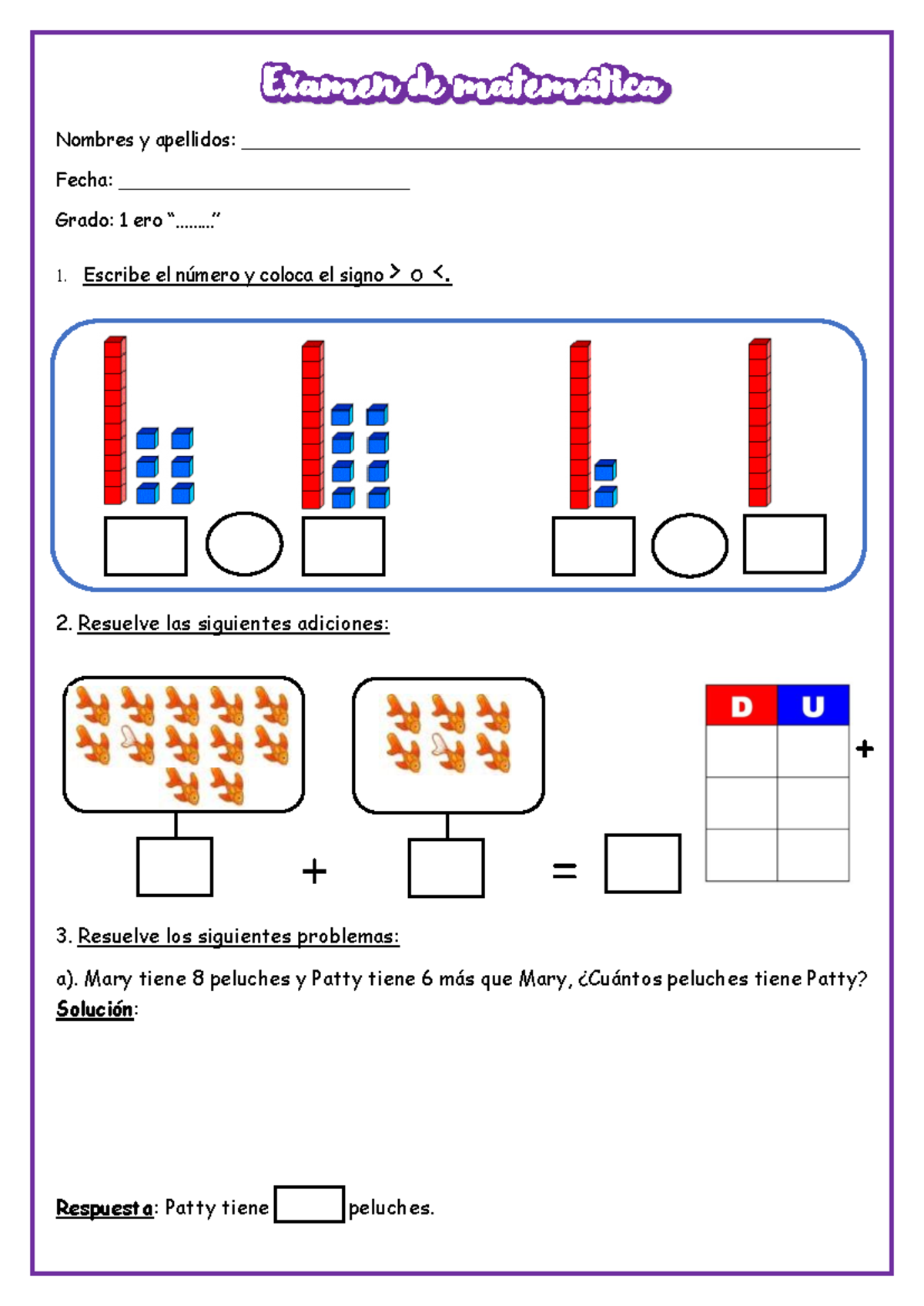 Primer grado matemática - mznmzxbags - Studocu