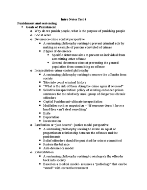 Intro to CJ and Criminology Notes 3 - o What is the cost of the things ...