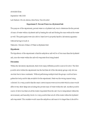 Bread Mold Worksheet - work - Name: Abdullah Khan_____________ The ...