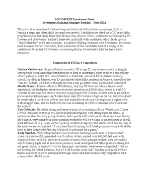 How to structure your OBHR 317 paper - This part also fleshes out the ...