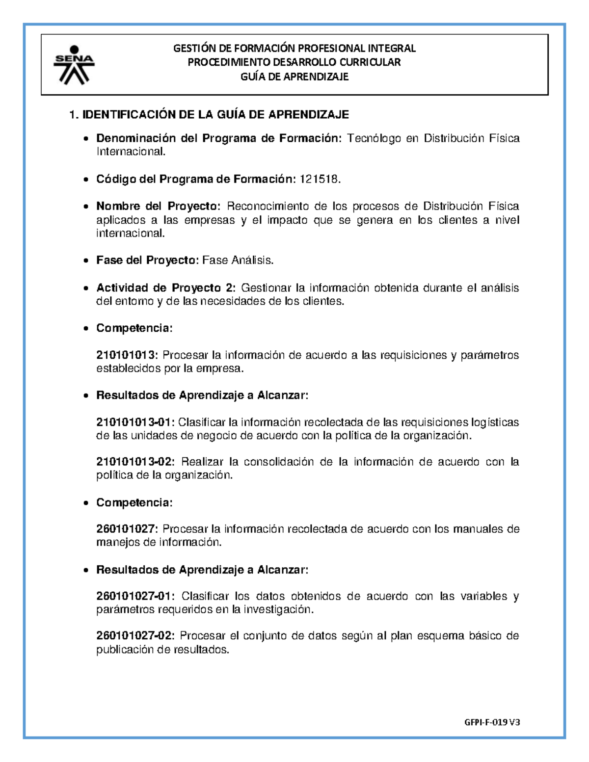 Guia de aprendizaje 2 - GESTI”N DE FORMACI”N PROFESIONAL INTEGRAL PROCEDIMIENTO DESARROLLO - Studocu