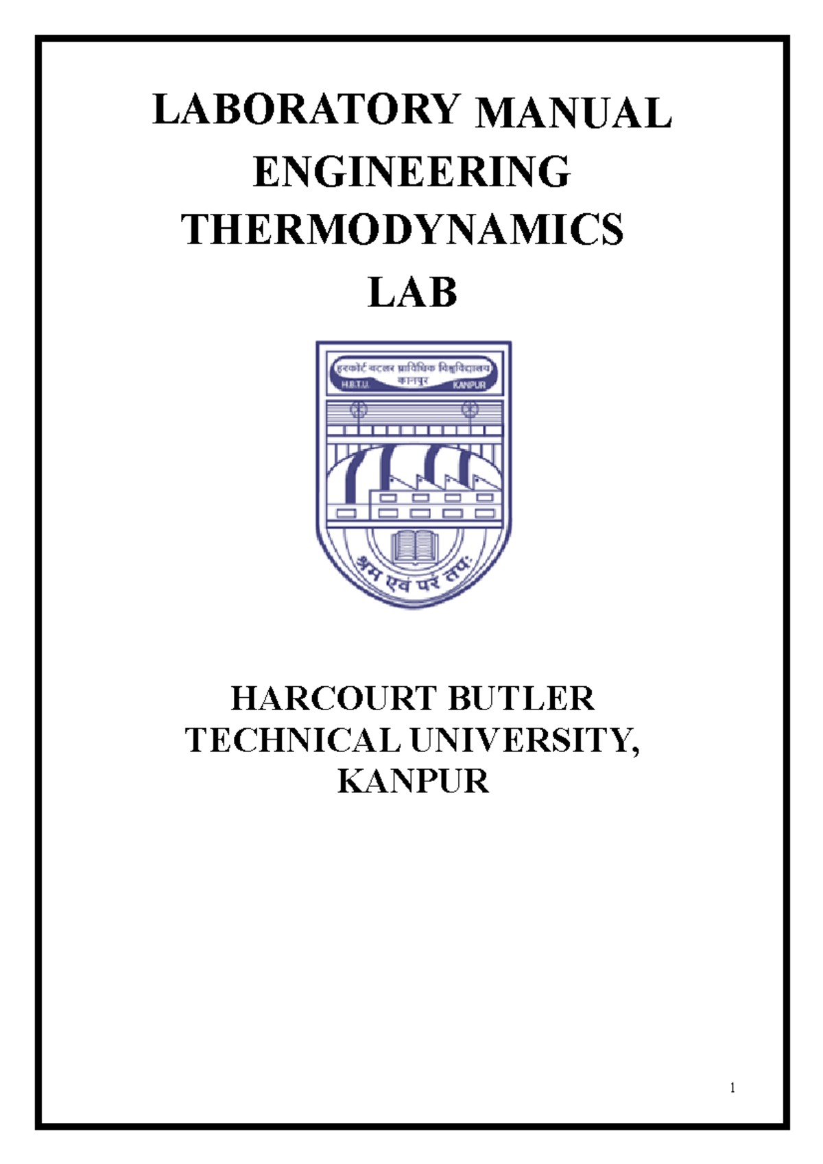 Boiler - LABORATORY MANUAL ENGINEERING THERMODYNAMICS LAB HARCOURT ...