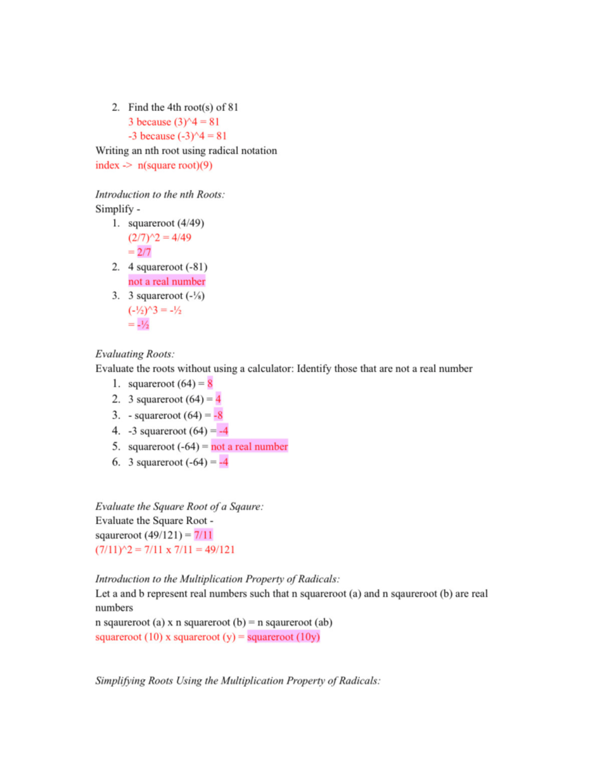 Unit 4 Part 1 Equations and Inequalities - MAC1105 - Studocu