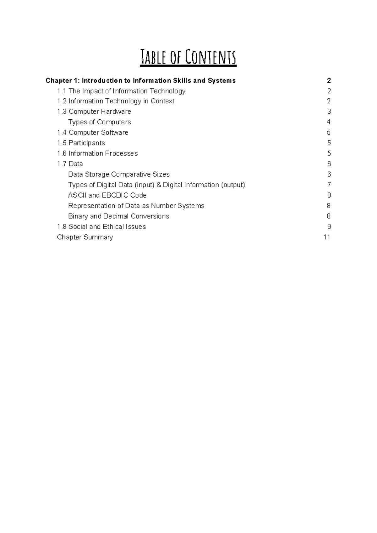 IPT Topic 1 Notes - not completed but this is still pretty useful ...