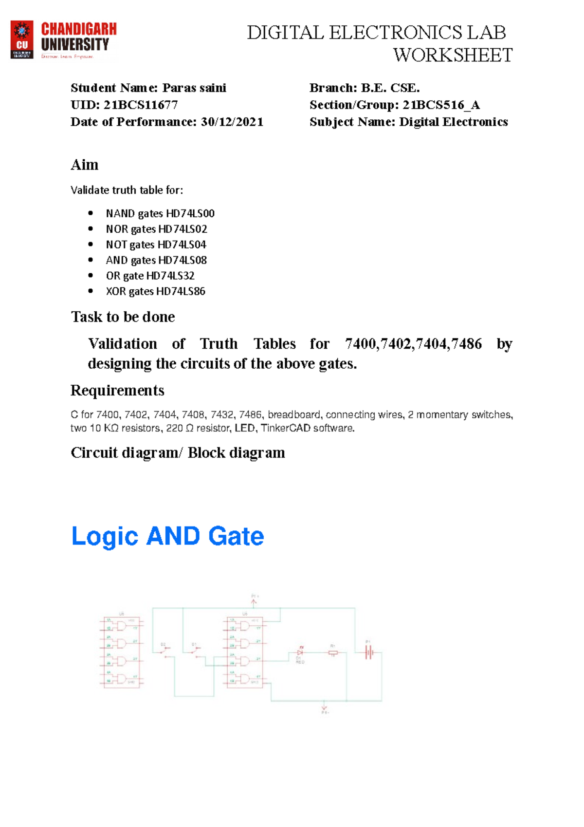 Digital electronics worksheets all from 1.1 to 1.3 - Computer science ...