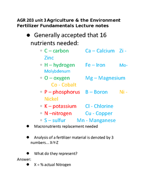AGR 203 Unit1 Part3 Mechnization and Hybrid - Ag Mechanization ...