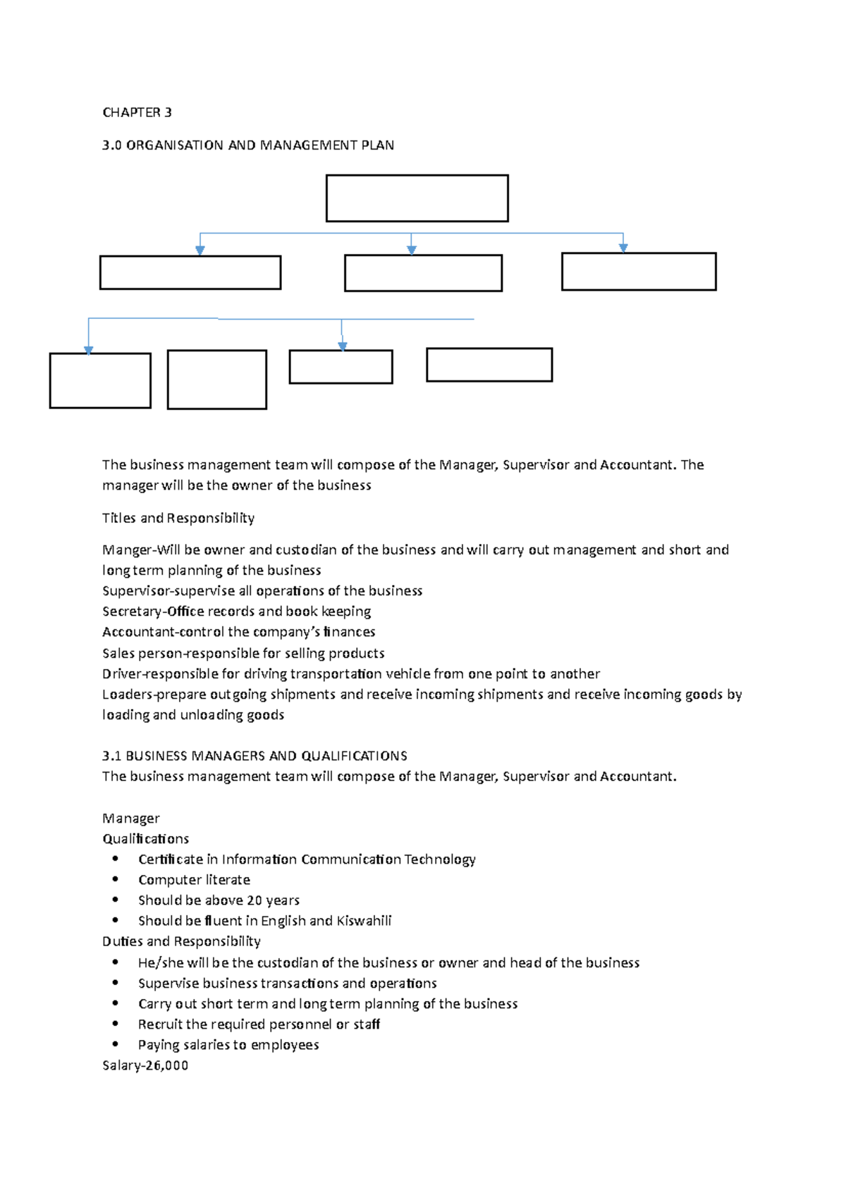 Chapter 3 - hun - CHAPTER 3 3 ORGANISATION AND MANAGEMENT PLAN The ...