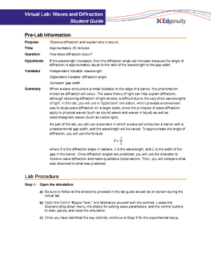 1 Refraction Lab - Refraction Using Laser Refraction Tank Objective ...