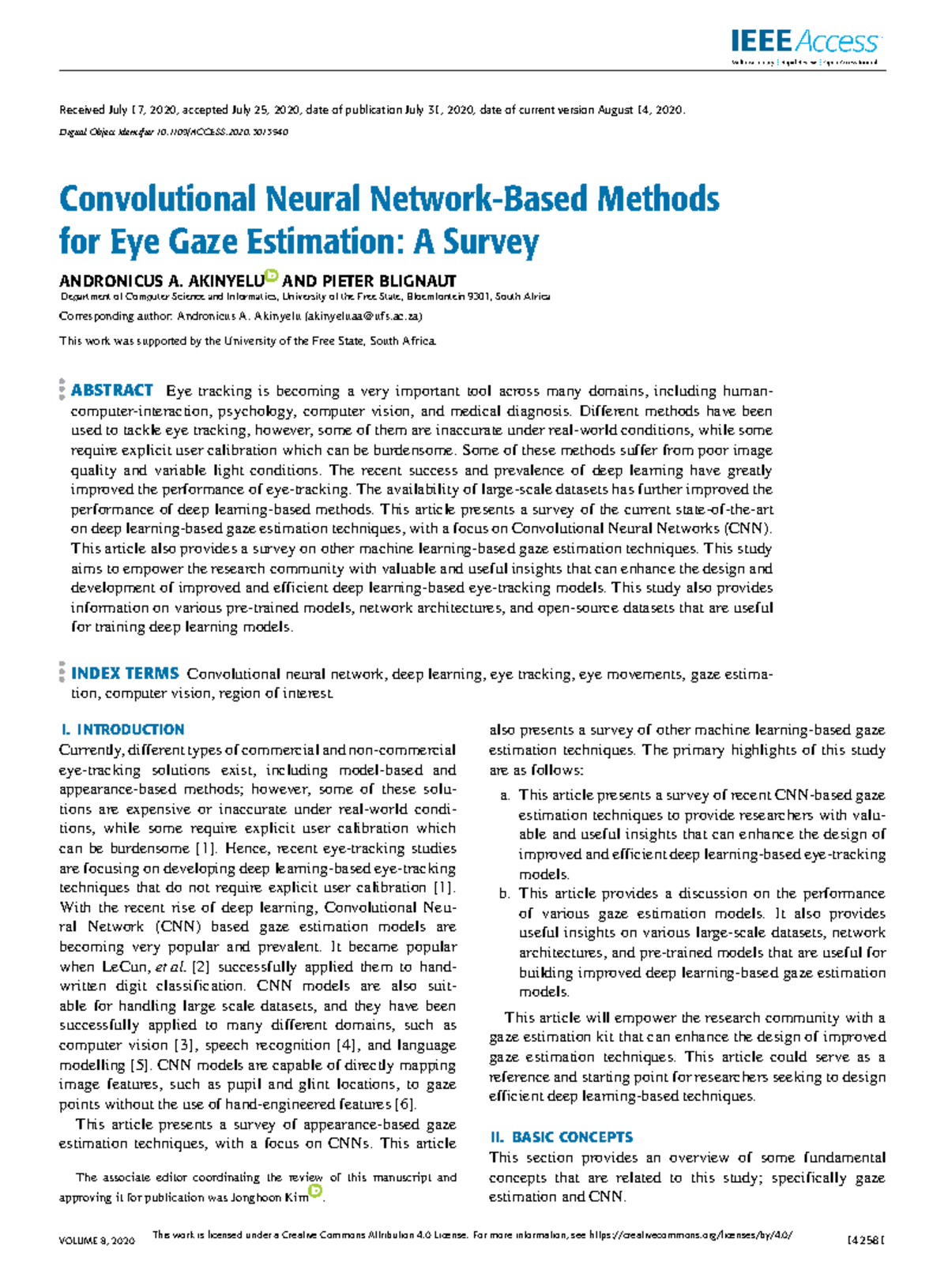 Convolutional Neural Network Based Methods For Eye Gaze Estimation