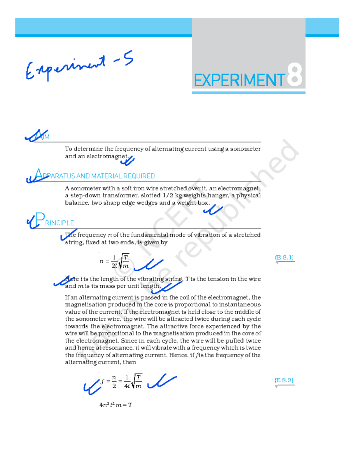 Experiment 5 - all necessary informations for board external practical ...