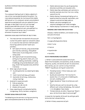 Initial data base and family nursing problems - INITIAL DATA BASE FOR ...