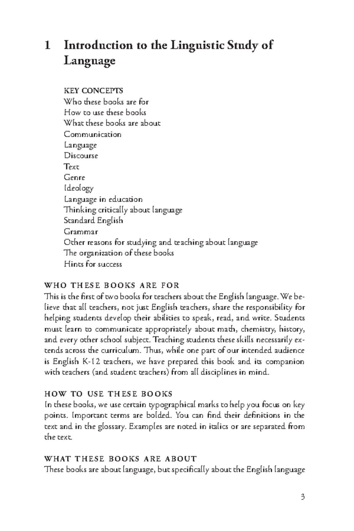 Chapter 1 - 1 Introduction to the Linguistic Study of Language key ...