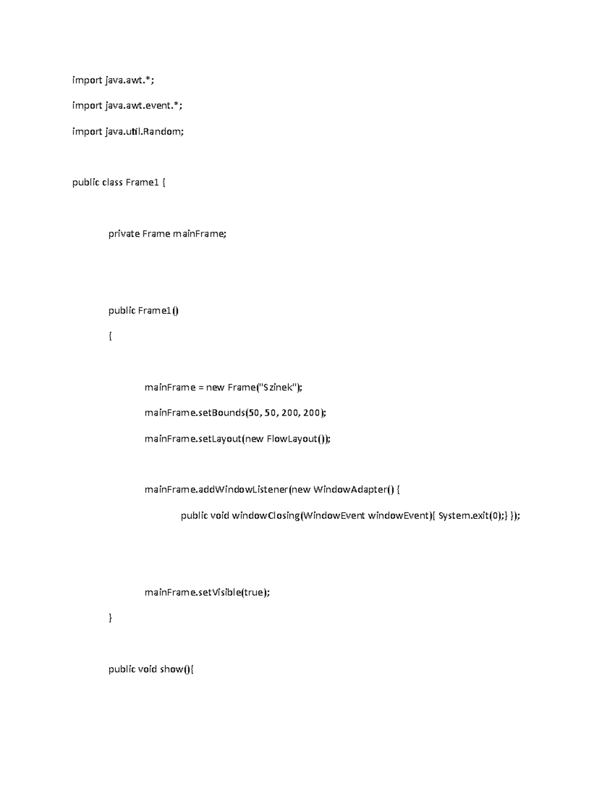 5 - 5th assignment in java solved - import import import public class ...