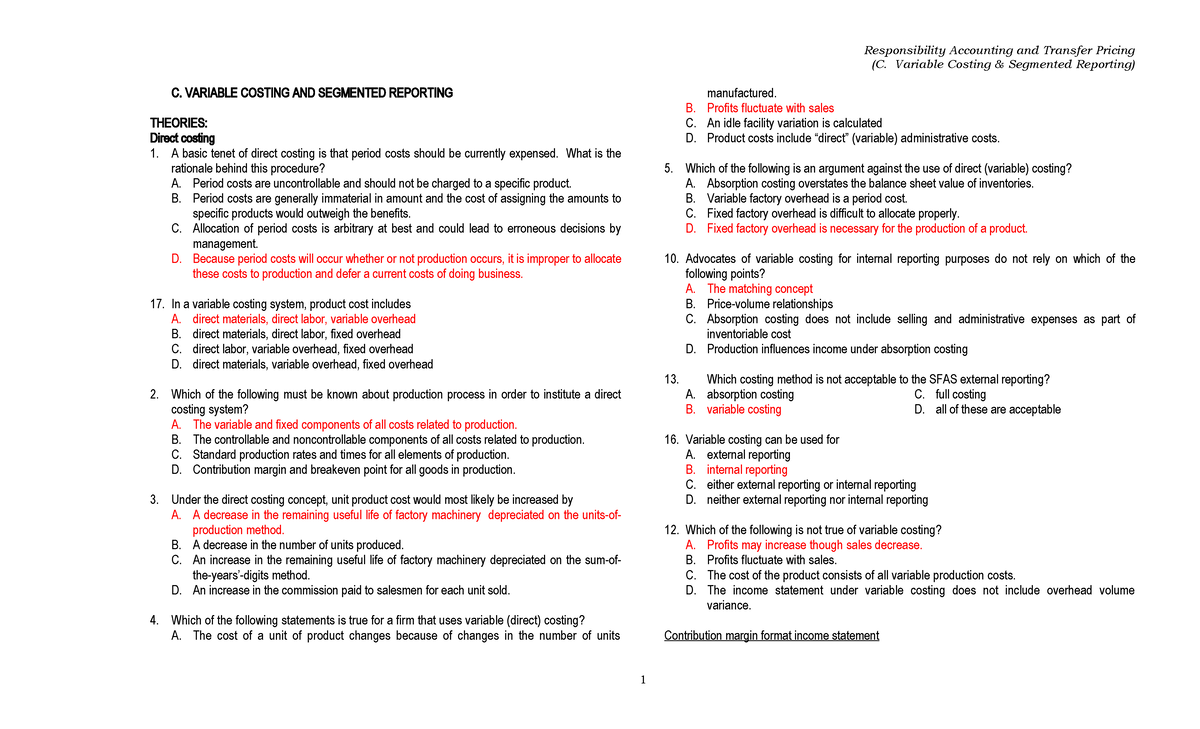 Pdfcoffee - Read and understand the topic/answer/note/summary/etc. - (C ...