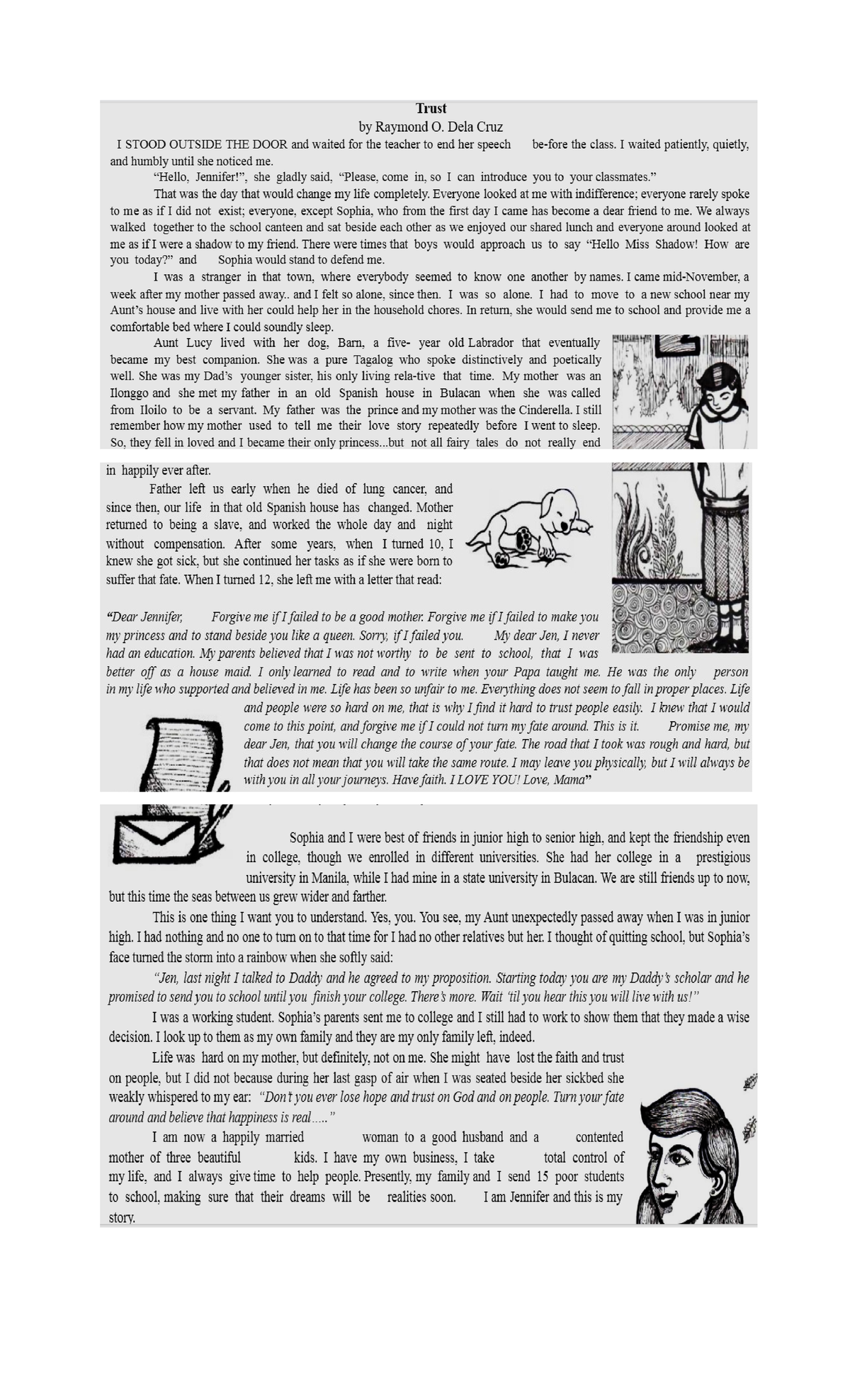 CUF Week2 English 9 - Material for Catch Up Friday - bachelour of ...