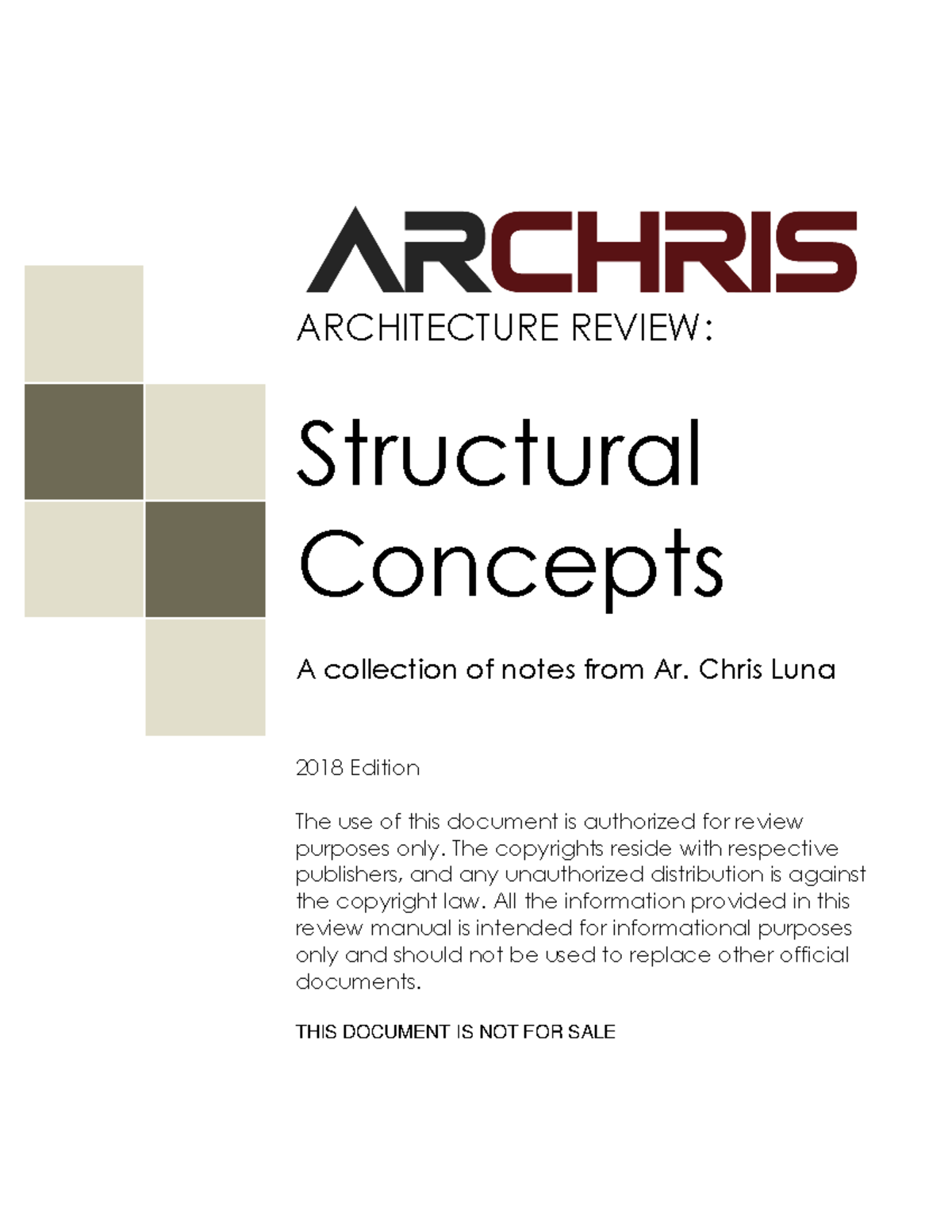 Structural Reviewer - ARCHITECTURE REVIEW: Structural Concepts A ...