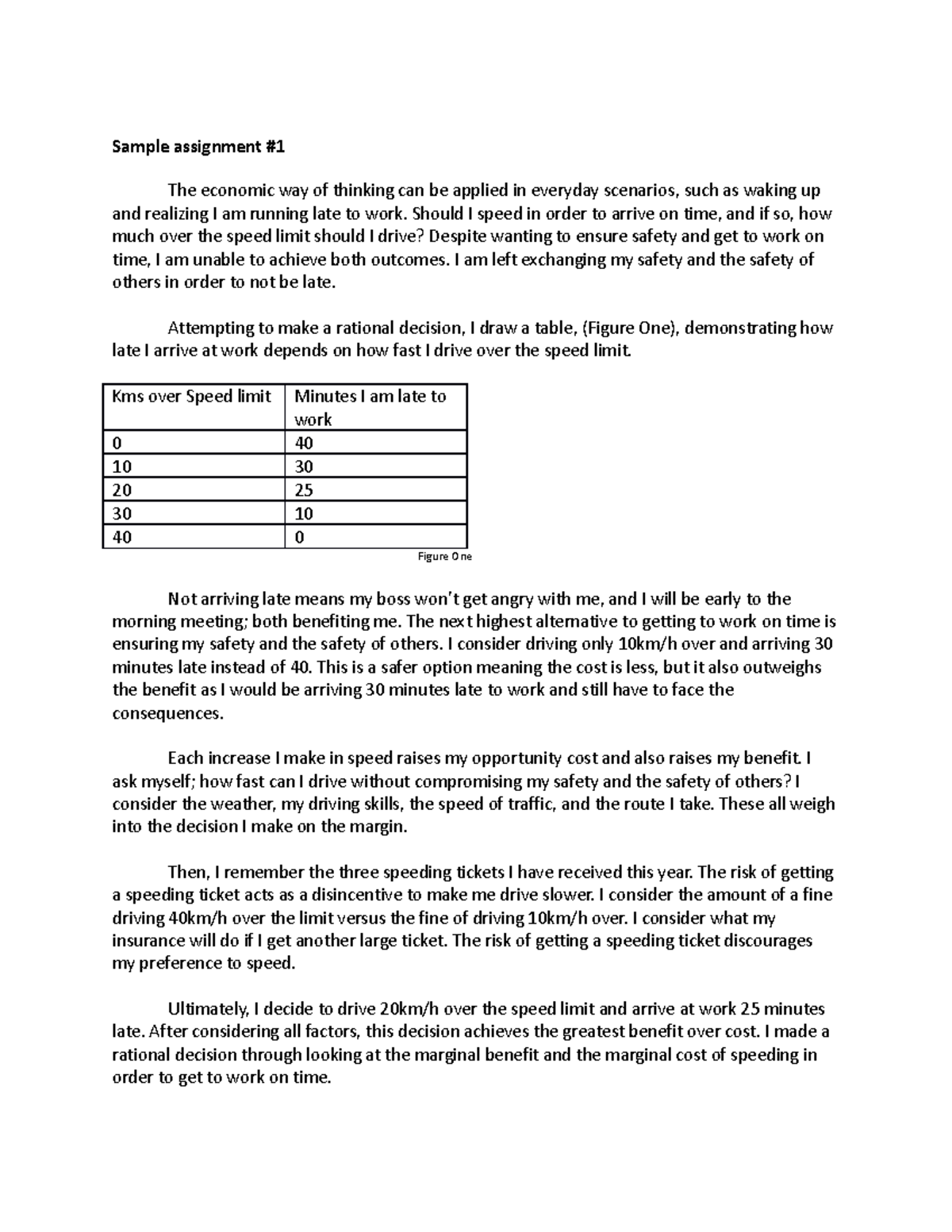 Sample+Assignments+01 - Econ 1000 - U of W - Studocu