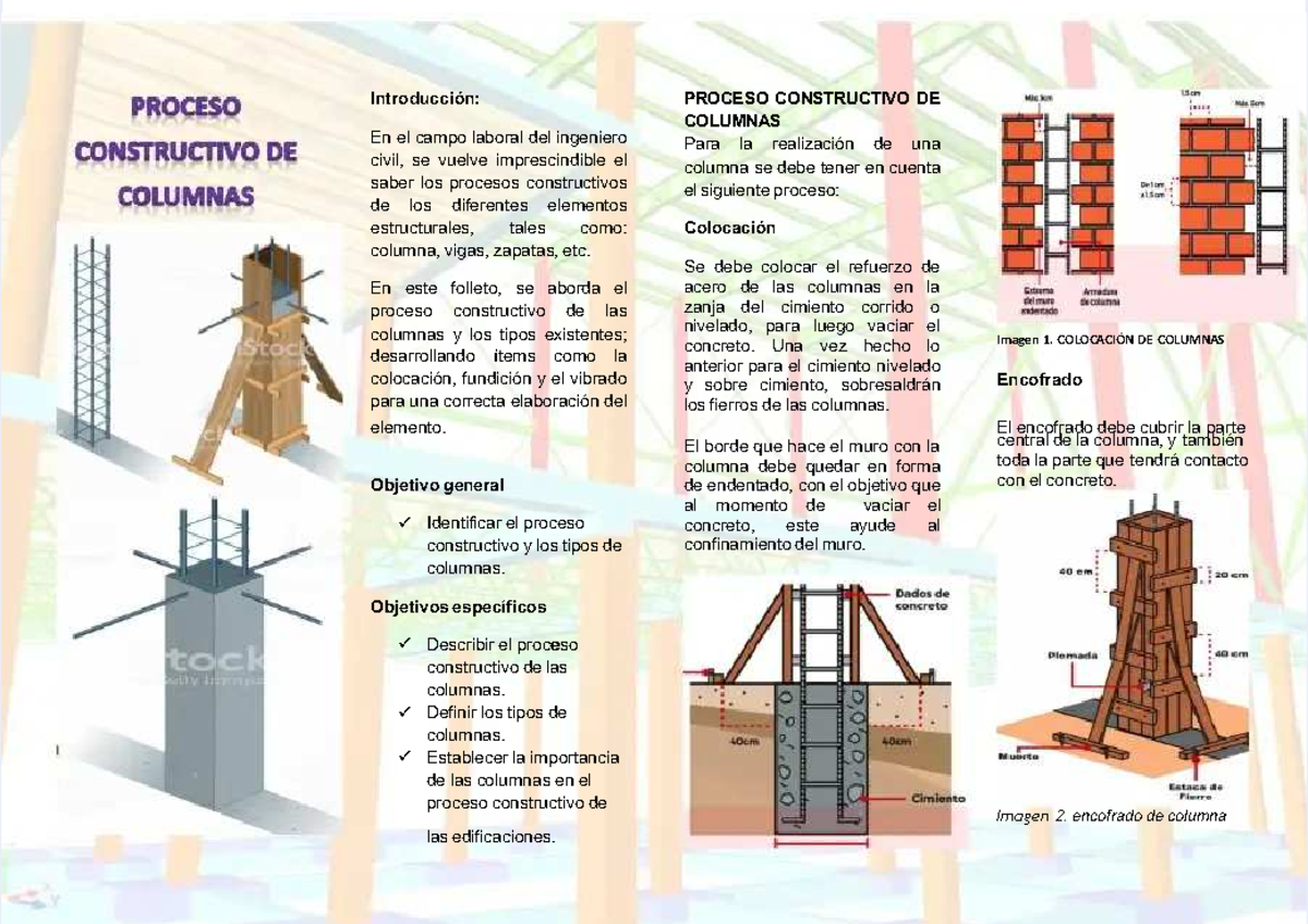 Pdf-proceso-constructivo-de-columnas compress - Introducción:Introducción: En el campo laboral ...