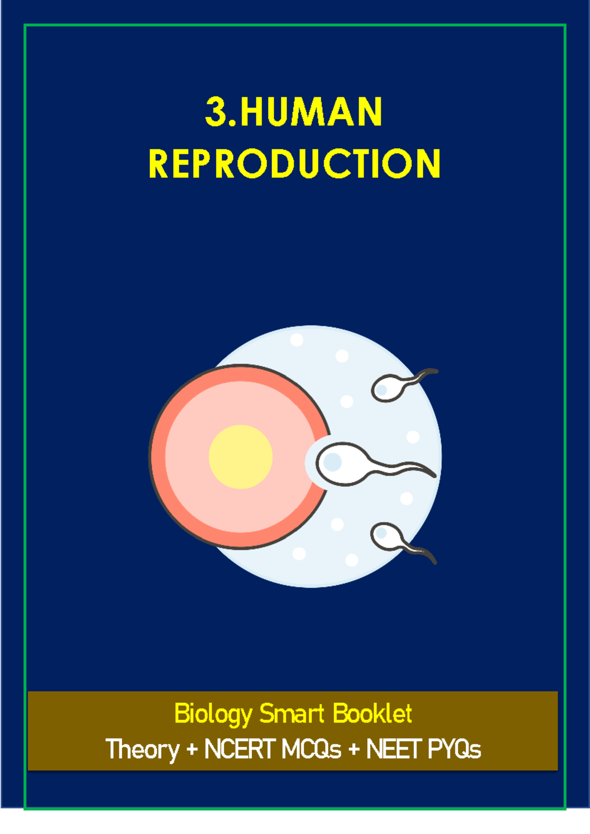 Human Reproduction - 3 REPRODUCTION Biology Smart Booklet Theory ...
