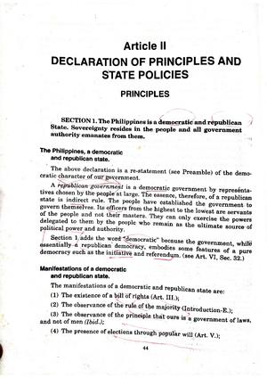 Article 6 - constitution - Article VI LEGISLATIVE DEPARTMENT SECTION 1 ...