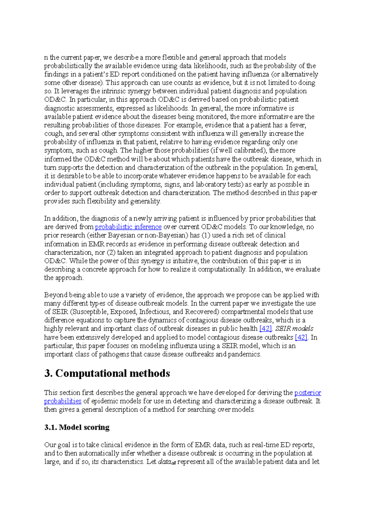 Assignment 1 - public health - n the current paper, we describe a more ...