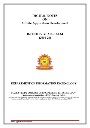 Computer Design and Architecture assignment front page - Department of ...