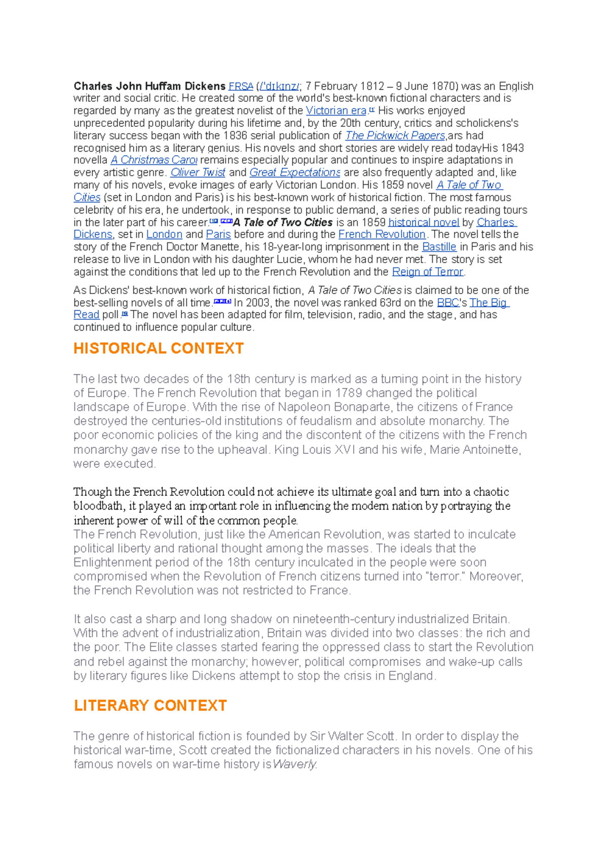 Charles John Huffam Dickens - He created some of the world's best-known ...