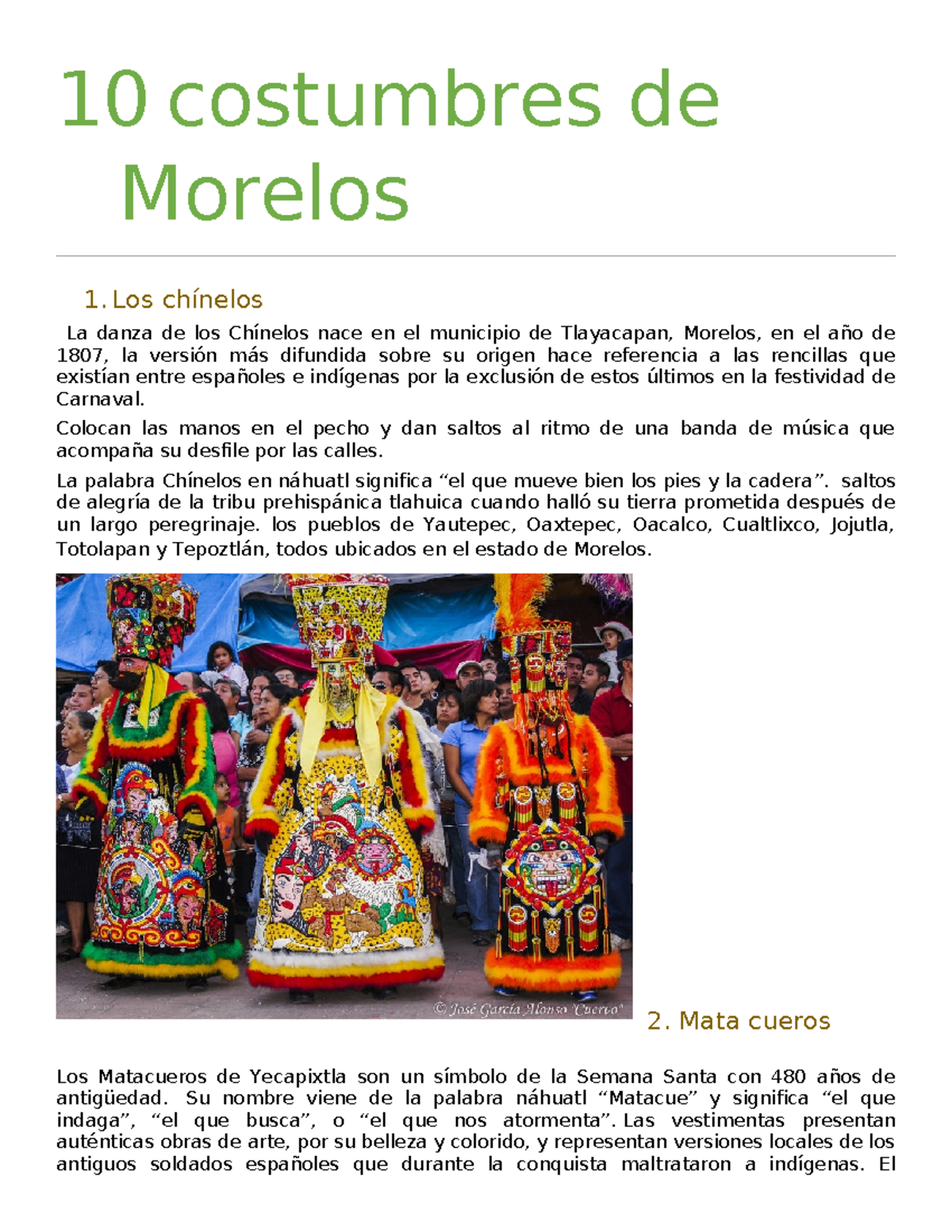10 costumbres de Morelos - Los chínelos La danza de los Chínelos nace ...
