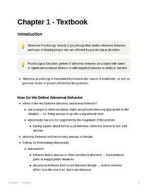 Chapter 2 - Textbook - Dr. Michael Stasio - Abnormal Psychology in a ...