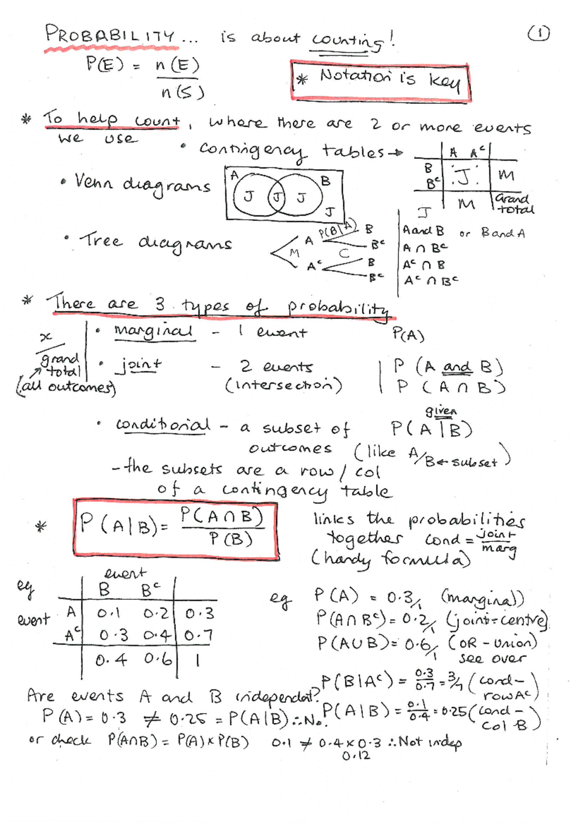 Summary week three probability - STAT1070 - Studocu