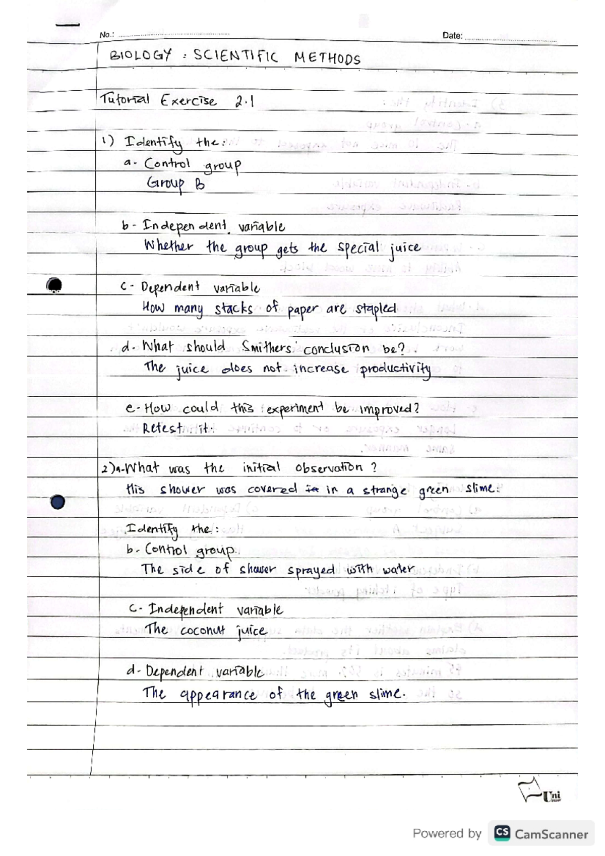 Scientific Methods - Nice lecture notes - Diploma in Science - Studocu