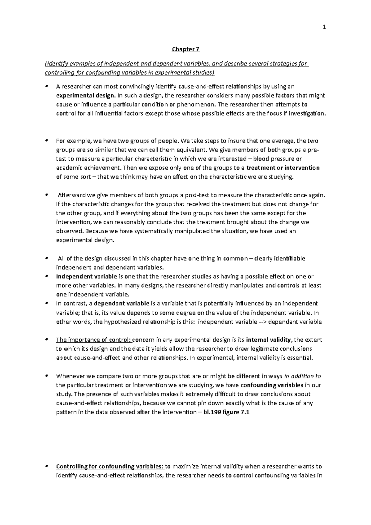 Chapter 7-3 - Chapter 7 (Identify examples of independent and dependent ...