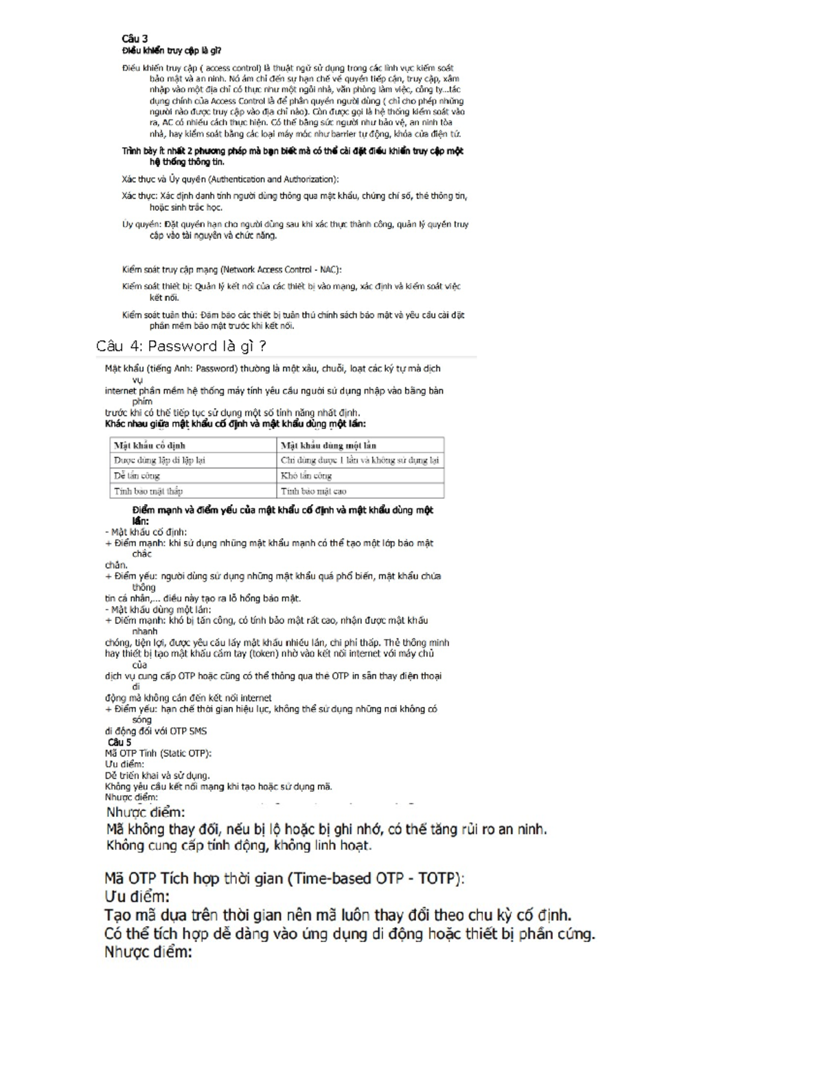 An Toan Thong Tin - Câu 4: Password là gì? — Đảm bảo an toàn thông tin ...