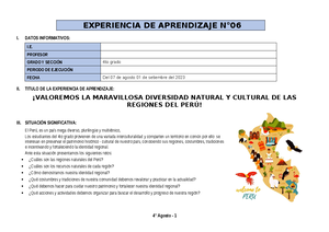 4° SES MATE MART 13 Propiedades DE LA Multiplicación - SESIÓN DE APRENDIZAJE MATEMÁTICA I. N ...