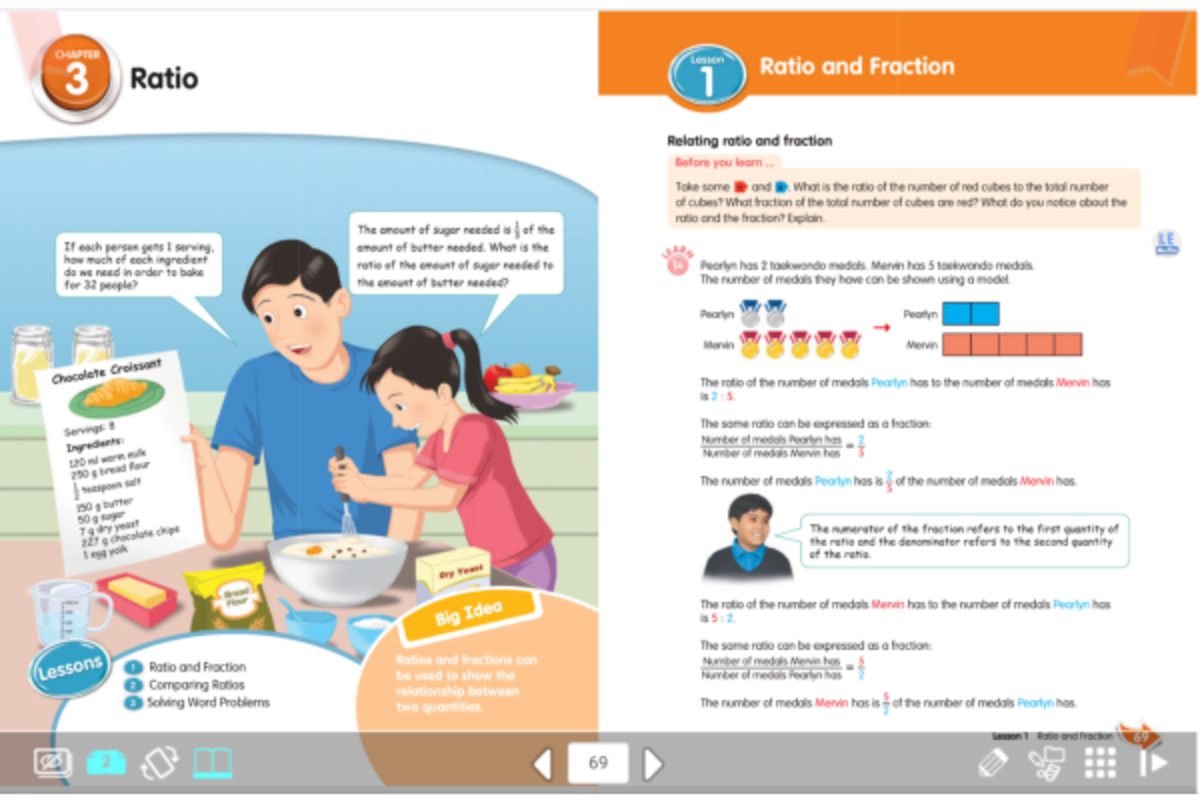 Pupil’s Book - book - CHAPTER Lesson 3 Ratio and Fraction Ratio 1 ...