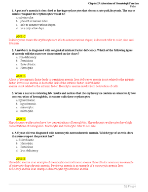 Ch 11 edited - Study these for exams - Chapter 11: Biology of Cancer A ...