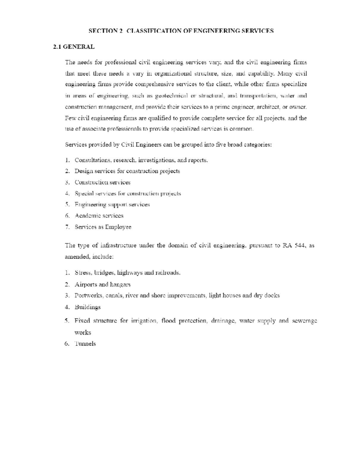 Practice of Civil Engineering section 2 - Ce Laws, Contracts And Ethics ...