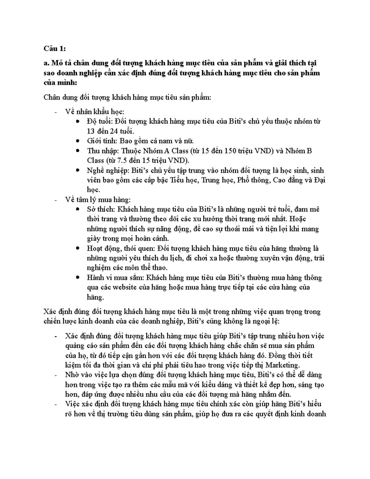 Tnghii cau13 NLmar - .. . . .. . . .. . . - Câu 1: a. - Studocu