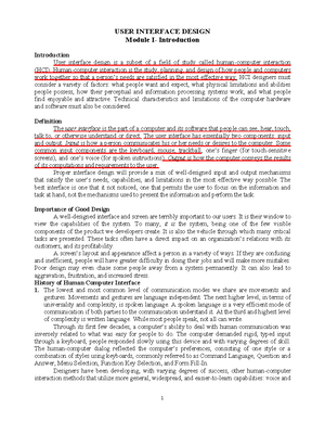 UID Module 4 - USER INTERFACE DESIGN Module IV-Multimedia Text for Web ...