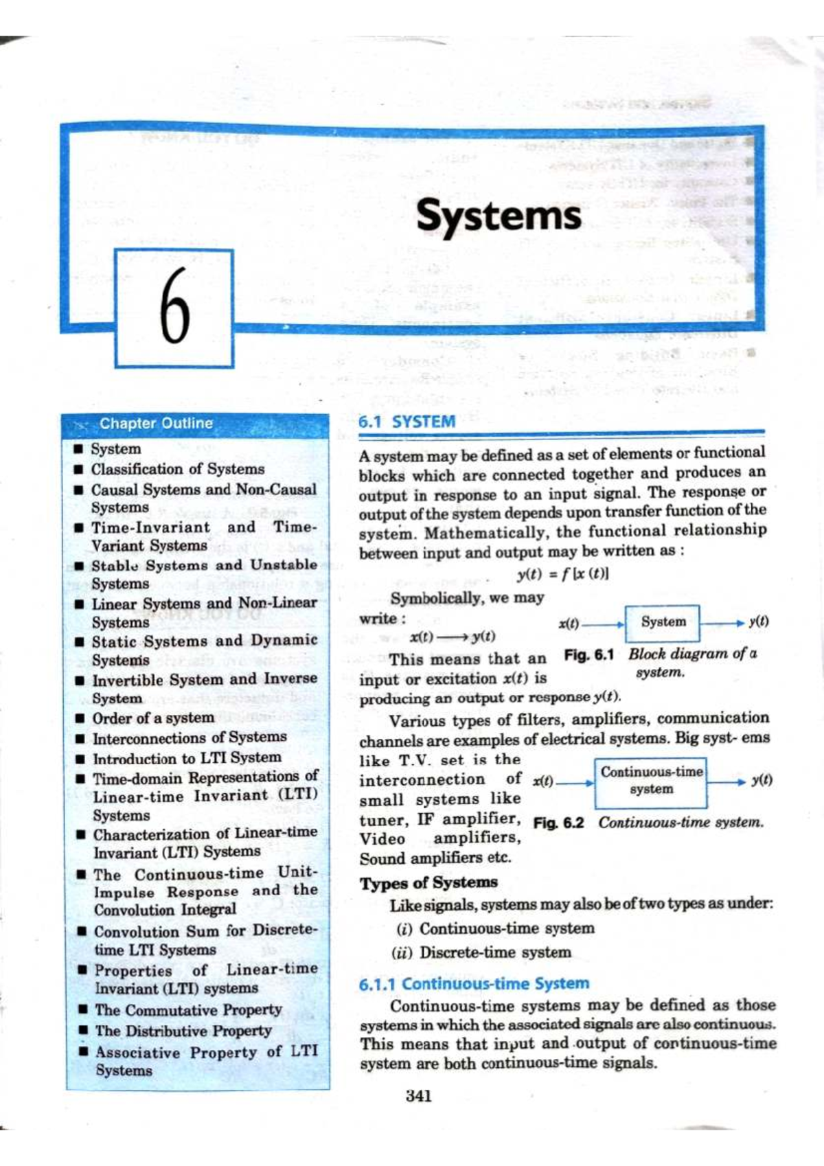 Signals and system chapter no six book - Physics - Studocu