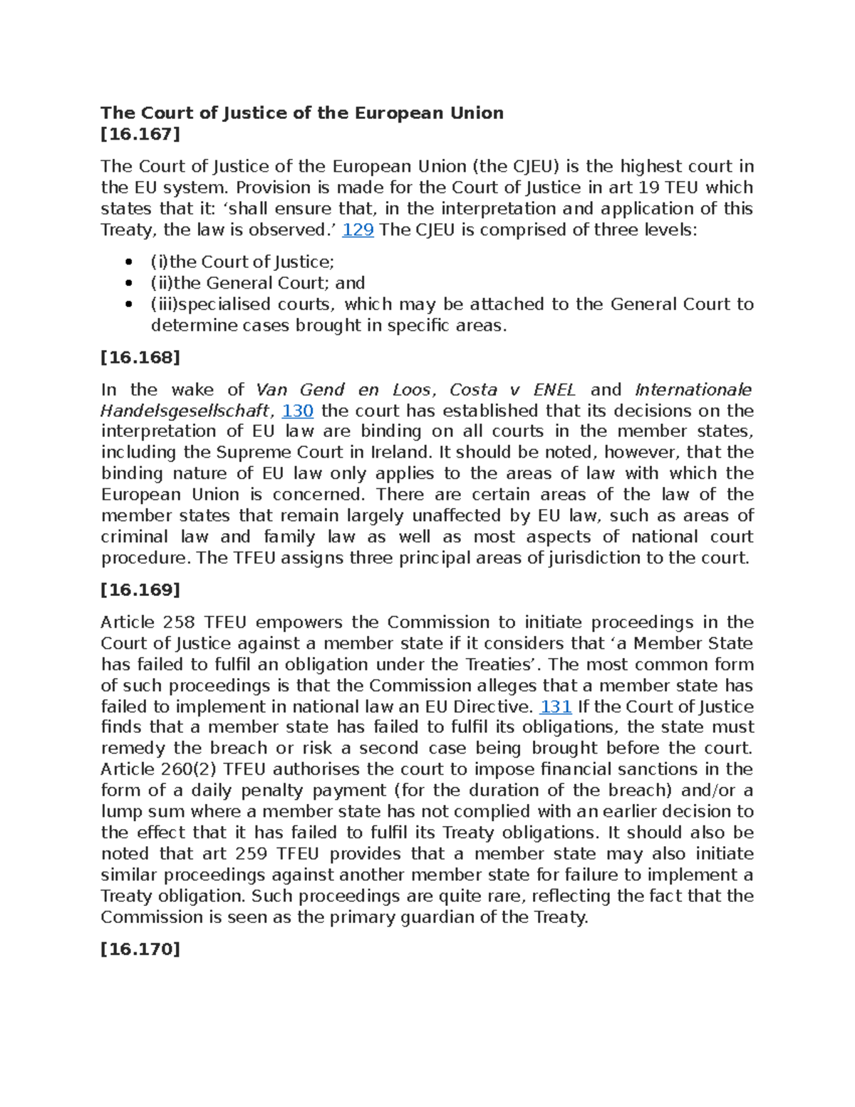 European Courts of Justice - The Court of Justice of the European Union ...