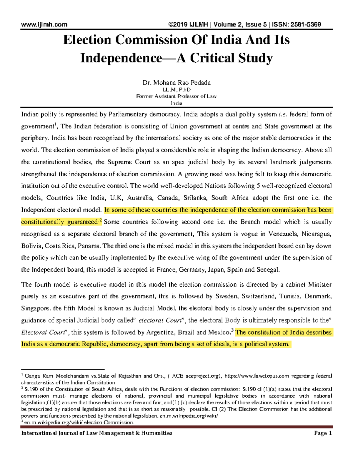 Election-commission-of-india-and-its-independence—a-critical - Election ...