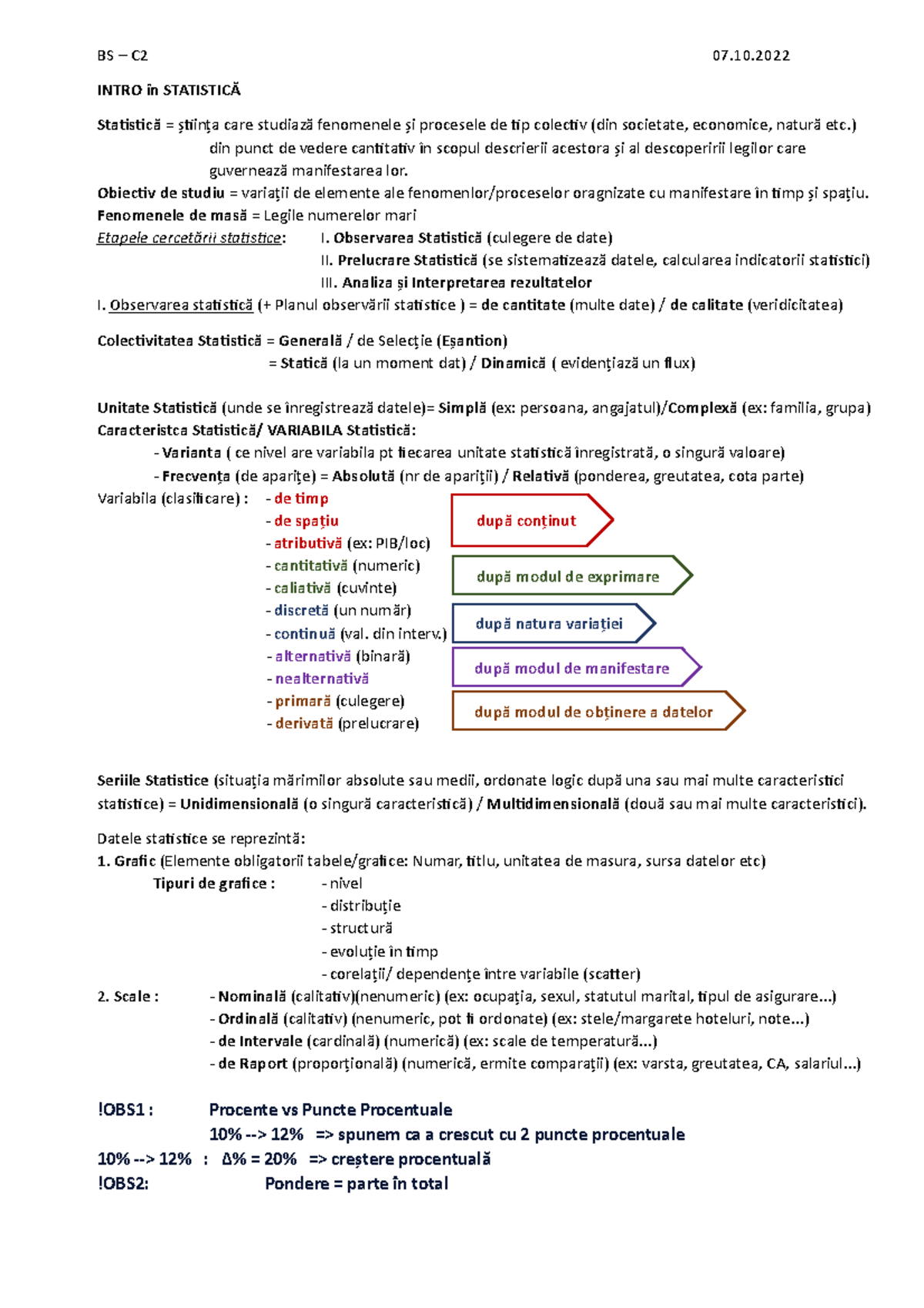 BS-C2 - Introducere in Statistica - BS – C2 07. INTRO în STATISTICĂ ...