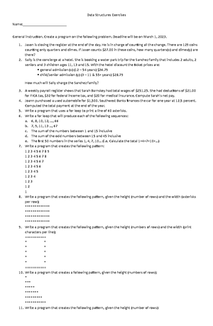 Data structure summative quiz - Summative Quiz Data Structure Lecture ...