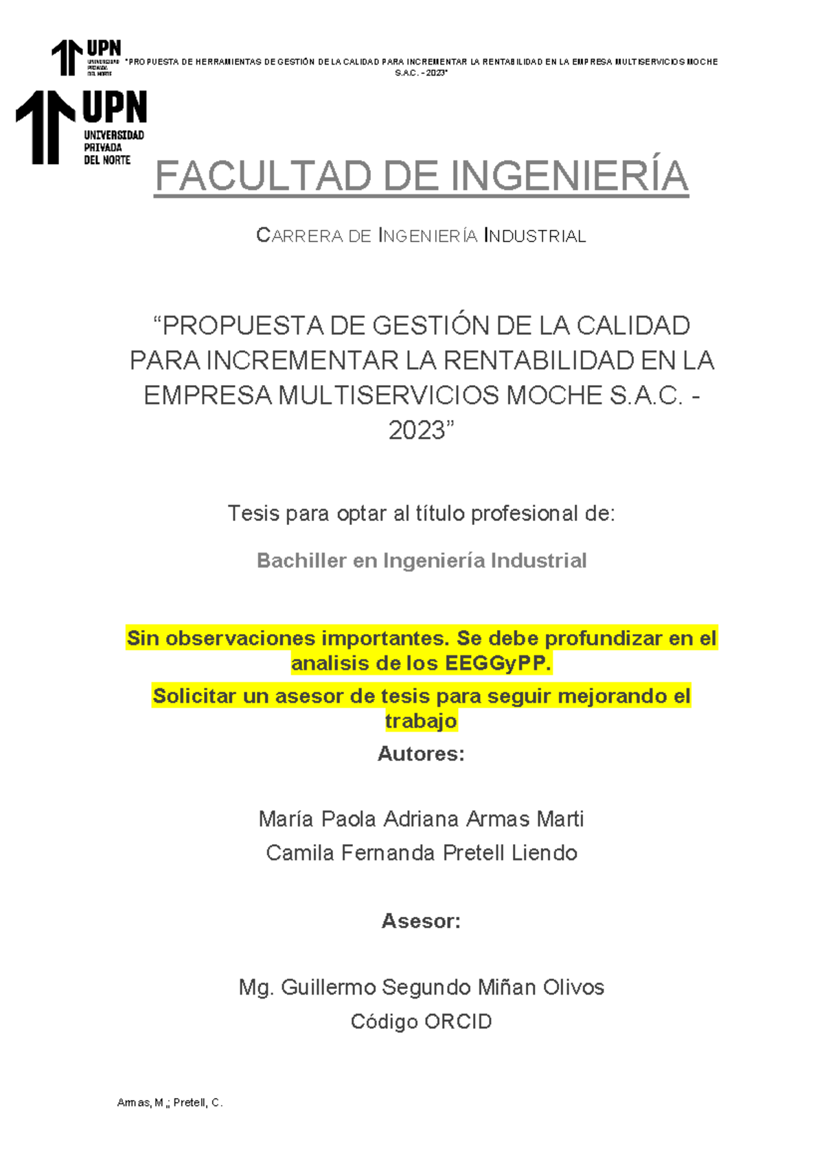 Ejemplo 1 de tesis - WDwdW - FACULTAD DE INGENIERÍA CARRERA DE I ...