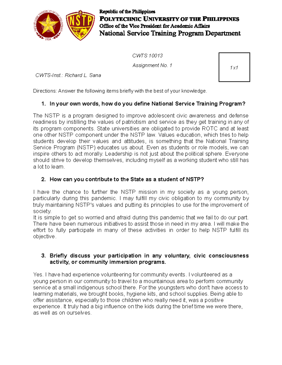 CWTS-10013-Assign#1.docx - Google Docs - CWTS 10013 Assignment No. 1 1x ...