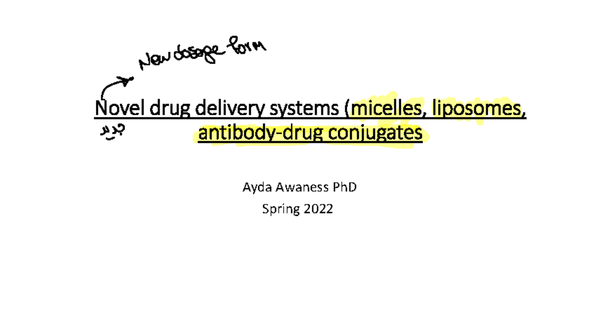 Novel+drug+delivery+systems+%28micelles%2C+liposomes - Novel drug ...